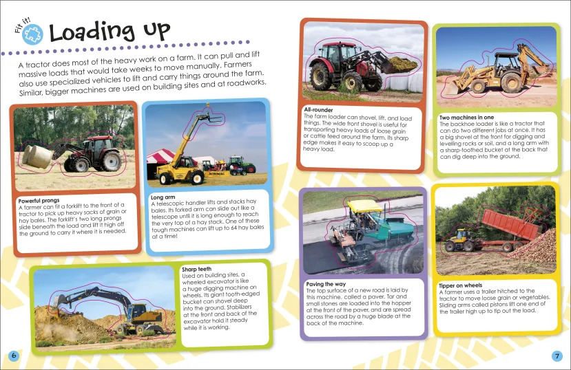 DK The Ultimate Sticker Book Tractor Rainbow Fun Sticker Activity DK The Ultimate Sticker Book Tractor Rainbow Fun Sticker Activity