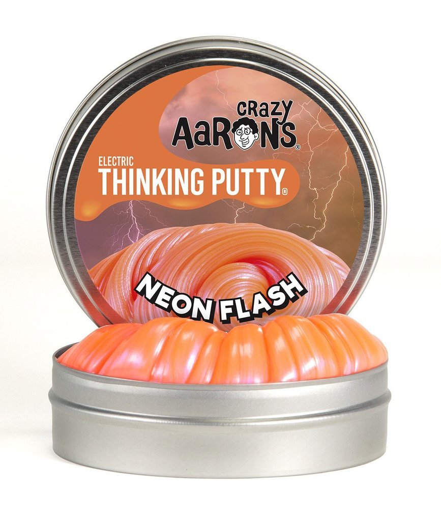 Crazy Aarons Thinking Putty Neon Flash Orange/Red| Buy Kids Slime ...